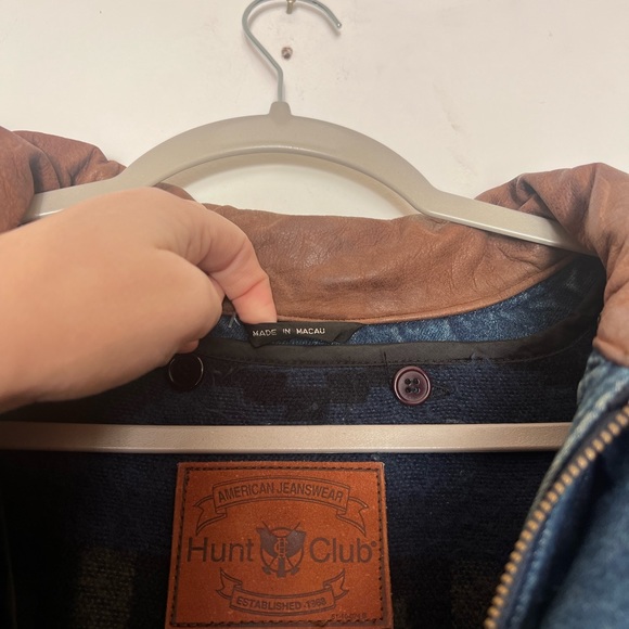 Hunt Club | Jackets & Coats | Vintage Hunt Club Mens Denim Jacket Size ...